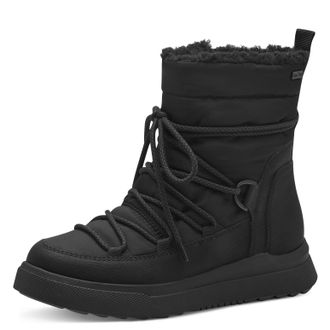 Jana Damen Winterstiefeletten zum Schnüren Wasserabweisend Vegan, Schwarz (Schwarz), 38 EU