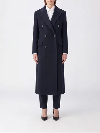 Tagliatore Manteau long crois&eacute; en pure laine vierge