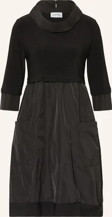 Joseph Ribkoff Kleid Mit 3/4-Arm Im Materialmix schwarz