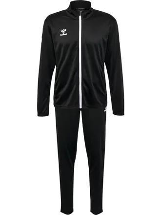 Hummel Trainingsanzug HUMMEL HMLLOGO SUIT, Damen, Gr. M (48/50), schwarz, Obermaterial: 100% Polyester, Sportanz&uuml;ge Trainingsanzug, zweiteilig, aus Polyester