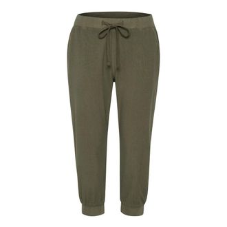 Kaffe Grape Leaf Capri Hose - - Trousers - Damen - Gr&uuml;n - XL
