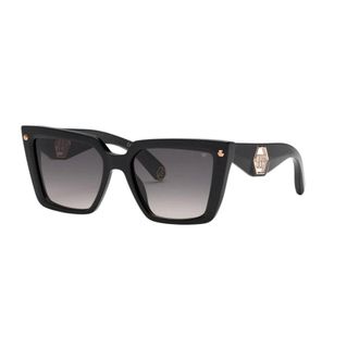 Philipp Plein Femme, Accessoires, Noir, Taille: 56 MM Lunettes de soleil carr&eacute;es