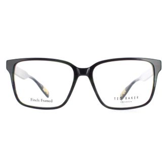 Ted Baker Rechteckige Herren Gr&uuml;n Schildkr&ouml;te TB8198 Noble