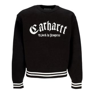 Carhartt Work in Progress Schwarzer Onyx Rundhalspullover - - Knitwear - Herren - Schwarzk - XL