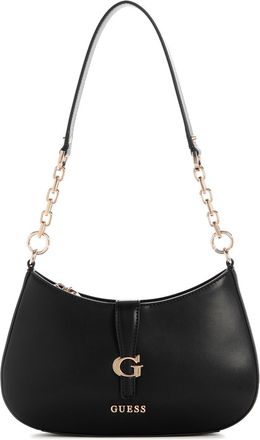 Guess Carrie Top Zip Shoulder Bag, Schwarz, Einheitsgr&ouml;&szlig;e, Carrie Top Zip Shoulder Bag