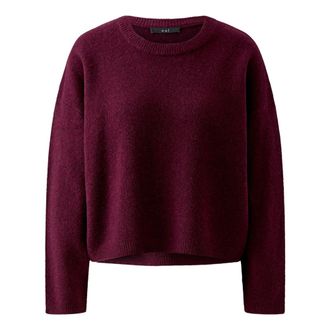 Oui Rundhals-Strickpullover - - Knitwear - Damen - Lila - L