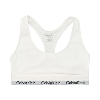 Calvin Klein Ensemble de lingerie avec d&eacute;tails en mesh - Femme - Sport - Blanc - Taille: 42 FR