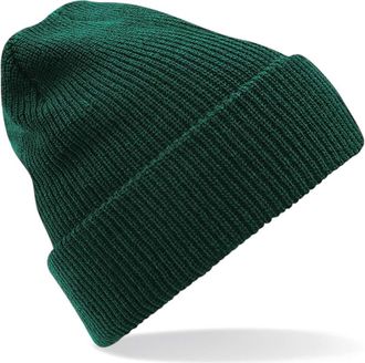 Beechfield Vintage-Beanie Heritage Beanie / Bottle Green, Einheitsgröße