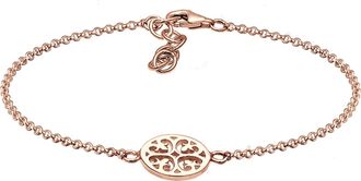 Elli Armband Damen Ornament Boho in 925 Sterling Silber Rosé vergoldet