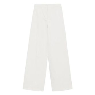 Max Mara Murge Weite Hose - - Trousers - Damen - Wei&szlig; - 3XS