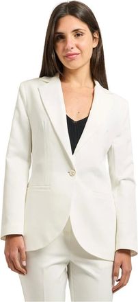 Yes-Zee YES Zee, Femme, Vestes, Blanc, Taille: 42 FR Veste crois&eacute;e