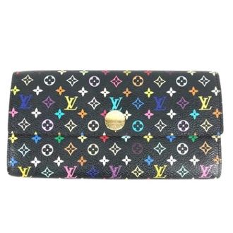 Louis Vuitton Portefeuille long (bi-pli) Pre-owned - Femme - Pre-owned - Noir - Taille: ONE Size