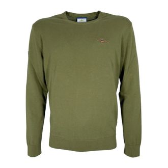 Aeronautica Ma1611Ul00506 Maglia Girocollo - Homme - Pulls - Vert - Taille: 3XL