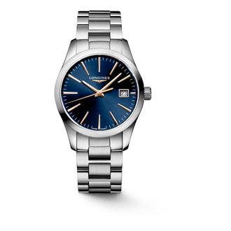 Longines Longines, Femme, Accessoires, Bleu, Taille: ONE Size L23864926 - Conquest Classic