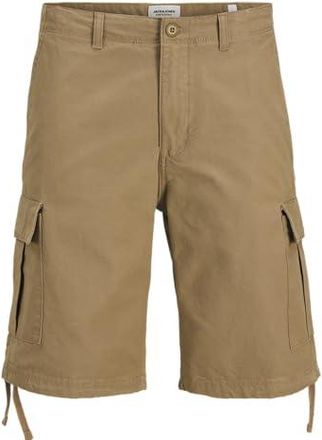 Jack & Jones Short Cargo pour Homme, Coupe Droite, Sable, S