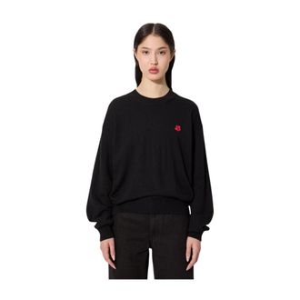 Kenzo Round-Neck Strickwaren - - Knitwear - Damen - Schwarzk - S
