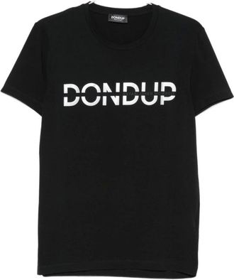 Dondup Homme, Tops, Noir, Taille: 2XL T-shirt &agrave; col rond slim fit