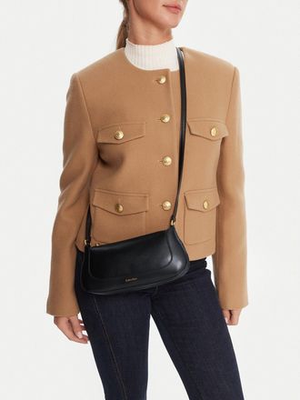 Calvin Klein Handtasche Calvin Klein Hardware Zip Crossbody LV04F1046G Schwarz