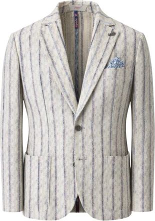 Bob Homme, Vestes, Multicolore, Taille: L Veste en coton textur&eacute;