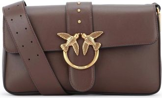 Pinko Pinko, Femme, Sacs, Brun, Taille: ONE Size Love One Classic Slouchy