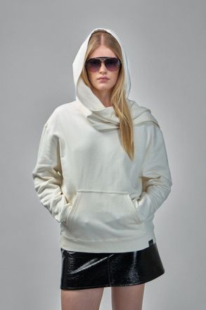 Courr&egrave;ges Hoodie and Scarf Embroidered