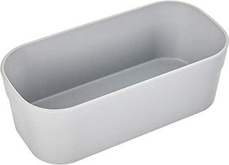 Curver Casier de Rangement Infinity S -15,5 x 7,7 x 5,1 cm - Recycl&eacute; - Gris Clair