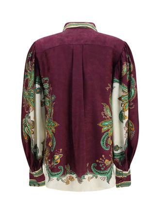 Alemais Womens Ruthie Shirt Viscose; Silk