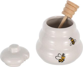 BESPORTBLE Keramik Honigtopf mit Bienenmuster Vielseitiger Gew&uuml;rzbeh&auml;lter Salz und Zuckerdose f&uuml;r Hochzeitsgeschenke und Heimdekoration