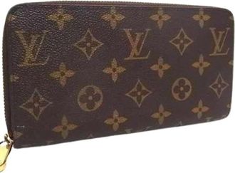 Louis Vuitton unisex, Pre-owned, Brun, Taille: ONE Size Portefeuille en toile Pre-owned