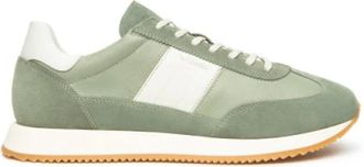 Nero Giardini Homme, Chaussures, Vert, Taille: 40 EU Baskets en cuir et daim