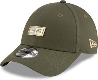New Era 9Forty Strapback Cap - Metal Badge Olive