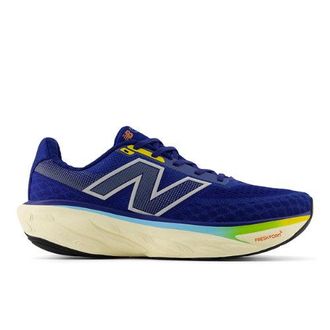 New Balance Homme Fresh Foam X 1080 v14 en Bleu/Gris/Orange, Synthétique, Taille 40.5 Large
