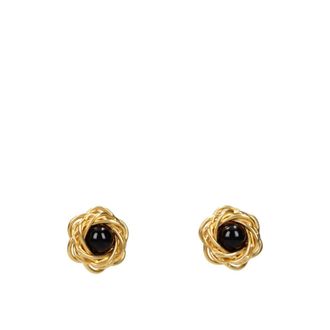 Patou Verdrehte Ohrringe mit Harz-Mittelteil - - Accessories - Damen - Gelb - ONE SIZE