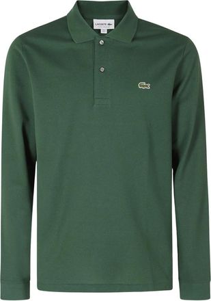 Lacoste Klassisches L.12.12 Poloshirt mit langen &Auml;rmeln - - Tops - Herren - Gr&uuml;n - M