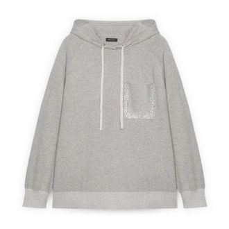 Fiorella Rubino Damen, Sweatshirts & Hoodies, Grau, XLGr&ouml;&szlig;e