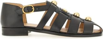 Valentino Garavani Sandalen - Fisherman Vlogo Signature Sandal - Gr. 36 (EU) - in Schwarz - für Damen