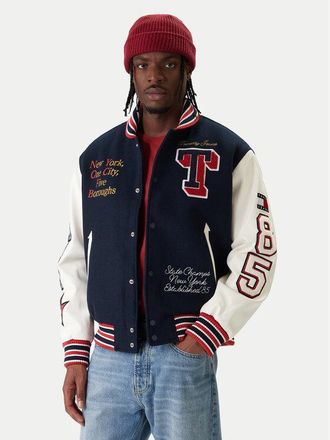 Tommy Jeans Bomberjacke Varsity DM0DM22729 Dunkelblau Regular Fit