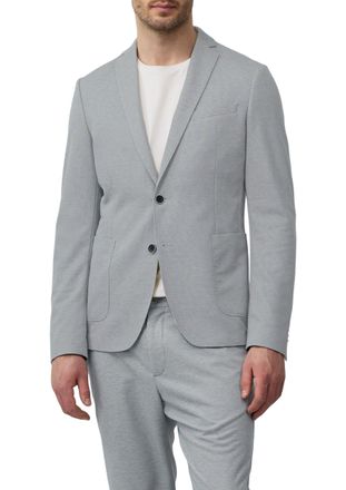 s.Oliver s.O Jogg: Anzugsakko aus zweifarbigem Piqu&eacute;-Jersey