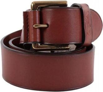Ralph Lauren Homme, Accessoires, Brun, Taille: XS Leather Dress Belt