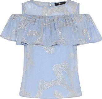 Bruuns Bazaar Femme, Blouses et Chemises, Bleu, Taille: 44 FR Blouse AmmandraBBZinasa Bruuns Bazaar