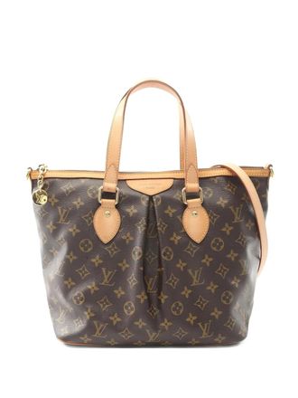 Louis Vuitton sac cabas monogramm&eacute; Palermo PM (2012) - Marron