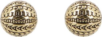 Marc Jacobs Femme, Accessoires, Jaune, Taille: ONE Size The Monogram Stud Earrings