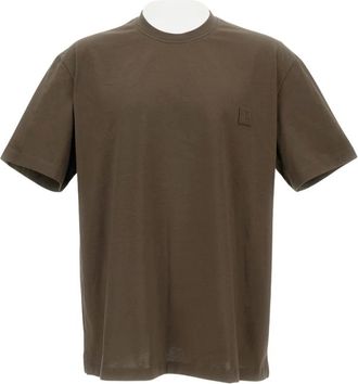 Wooyoungmi Wooyoungmi, Homme, Tops, Brun, Taille: L T-shirt ras du cou oversize