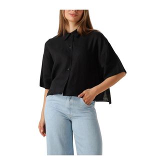 Drykorn Damen, Blusen & Hemden, Schwarzk, SGr&ouml;&szlig;e