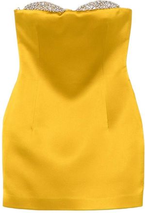 New Arrivals Noelie Crystal-embellished Strapless Dress