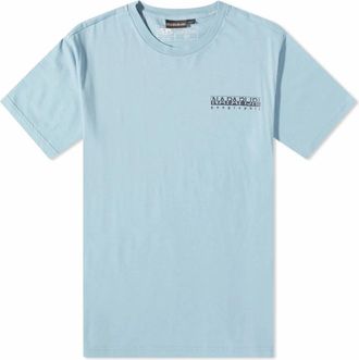 Napapijri Tee Kurzarm-T-Shirt - - Tops - Herren - Blau - M