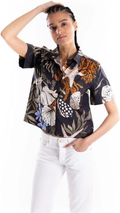 Marella Femme, Blouses et Chemises, Multicolore, Taille: 36 FR Chemises