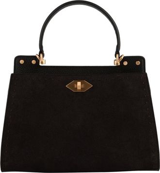 Pourchet Trianon Daim - Femme - Sacs - Brun - Taille: ONE Size