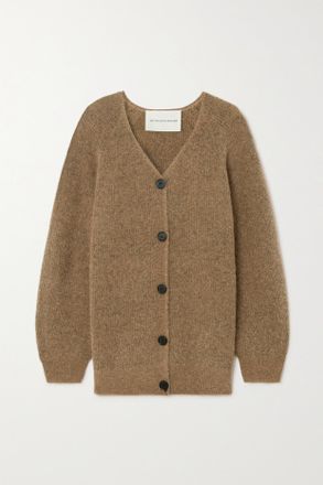 By Malene Birger Cardigan En Mailles C&ocirc;tel&eacute;es Cinnum - Marron