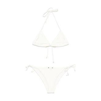 Balmain Beiger Triangel Bikini Casual Stil - - Swimwear - Damen - Beige - XL
